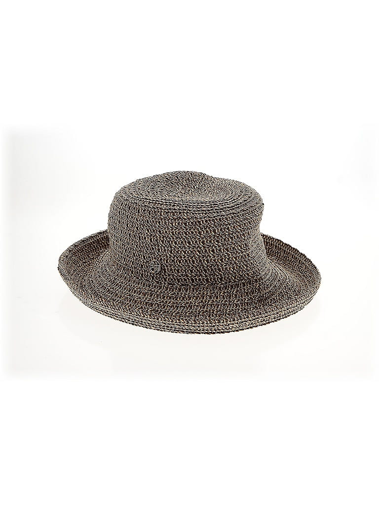 Nine West Tweed Tropical Brown Tan Sun Hat One Size - 60% off | ThredUp