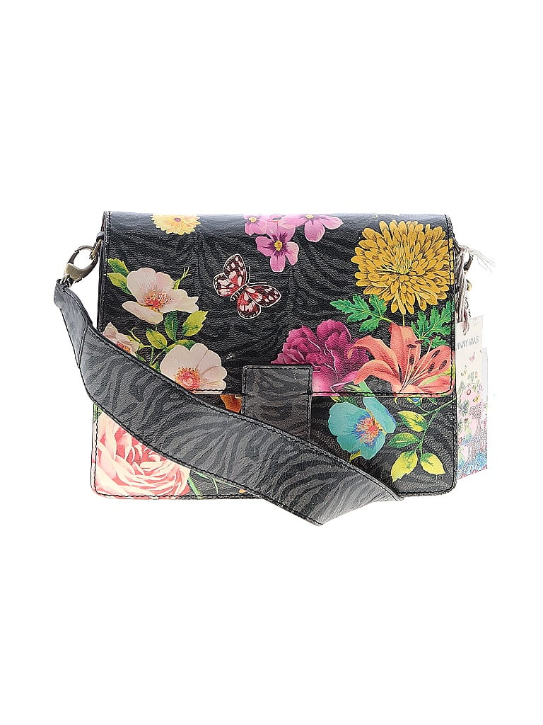 Johnny Was Floral Gray Crossbody Bag One Size - 65% off | ThredUp
