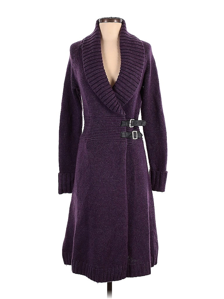 Moda International Purple Cardigan Size S - 64% off | ThredUp