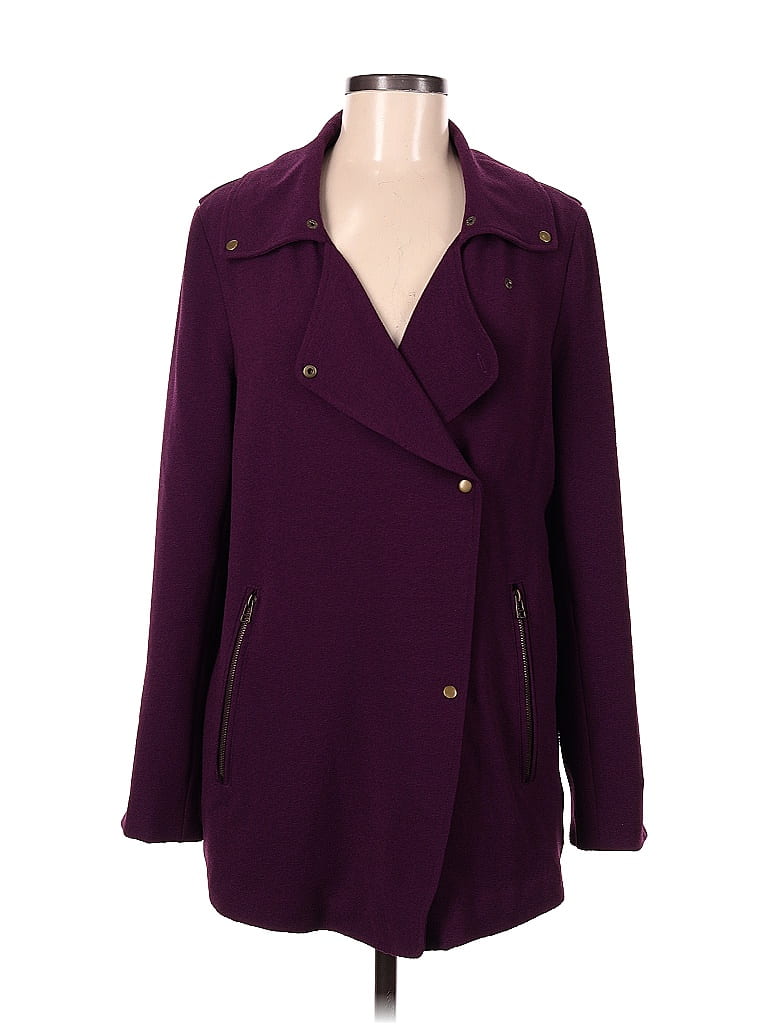 Bar III Purple Coat Size M - 50% off | ThredUp