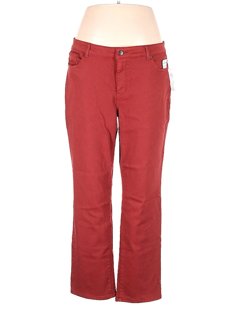 DressBarn Red Casual Pants Size 16 - 54% off | ThredUp