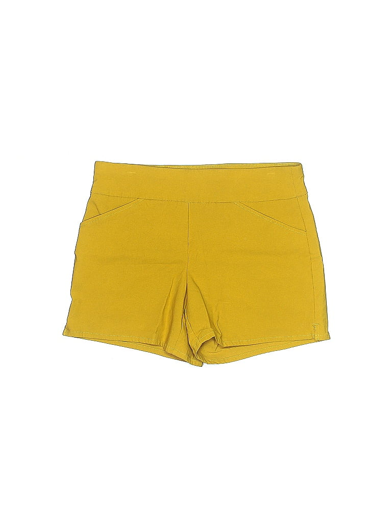 PREMISE Solid Yellow Orange Shorts Size 8 - 60% off | ThredUp