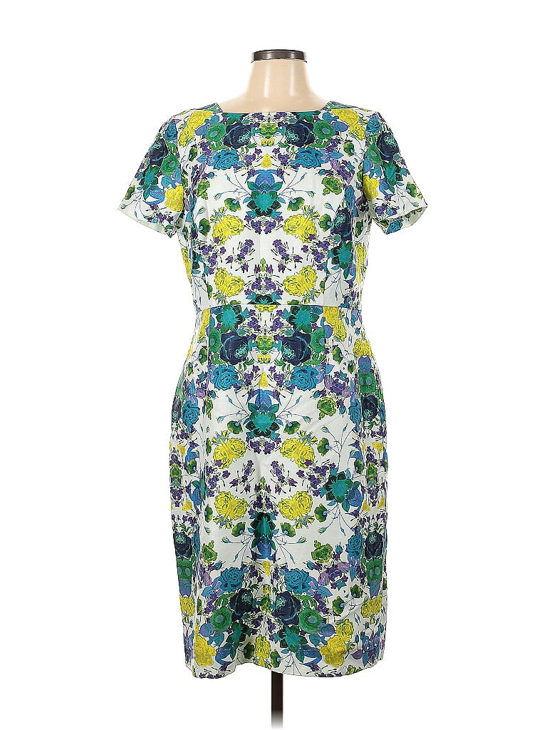 Talbots Print Green Cocktail Dress Size 12 - 76% off | ThredUp