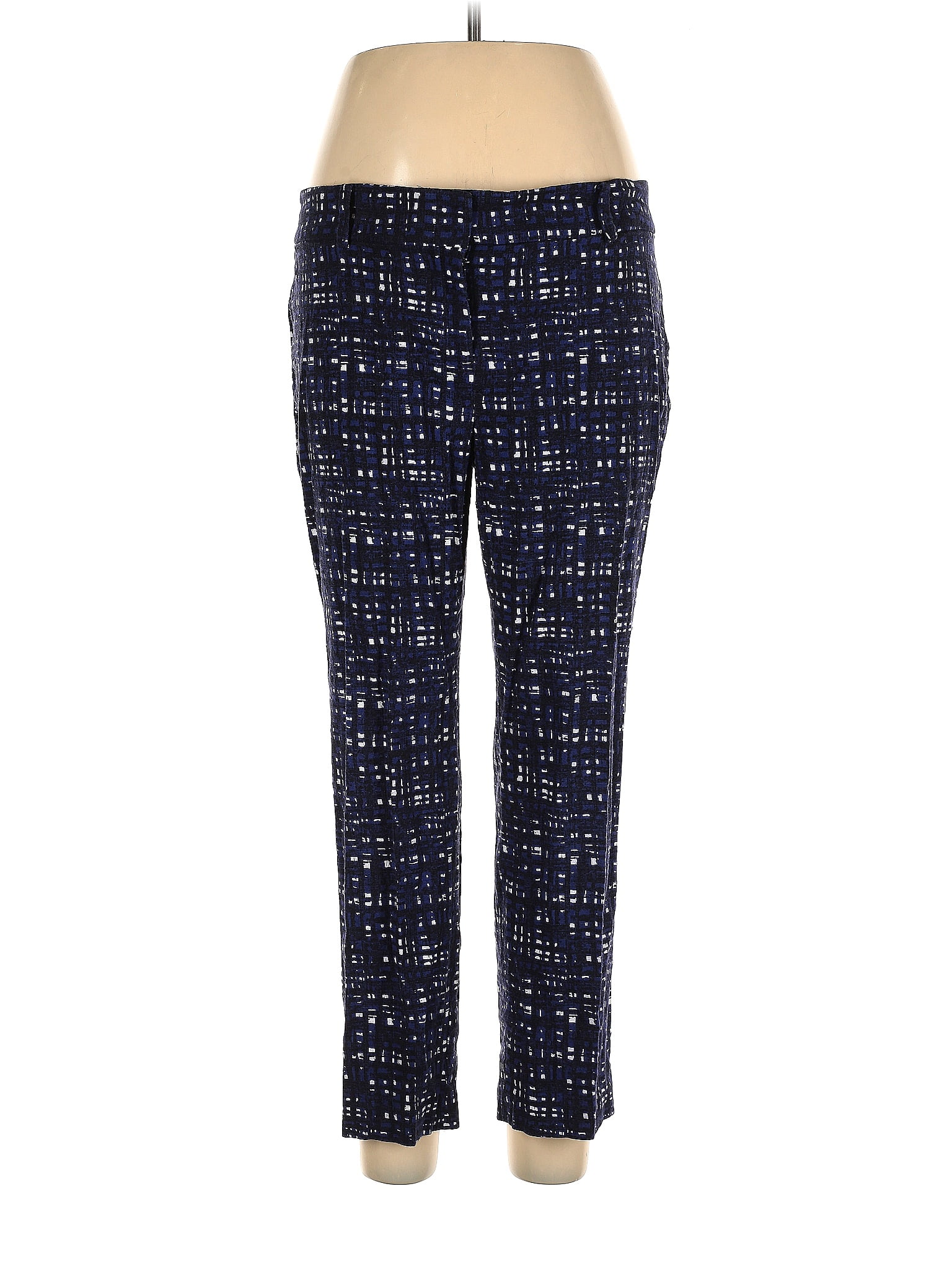 Ann Taylor Tweed Blue Casual Pants Size 12 (Petite) - 78% off | ThredUp
