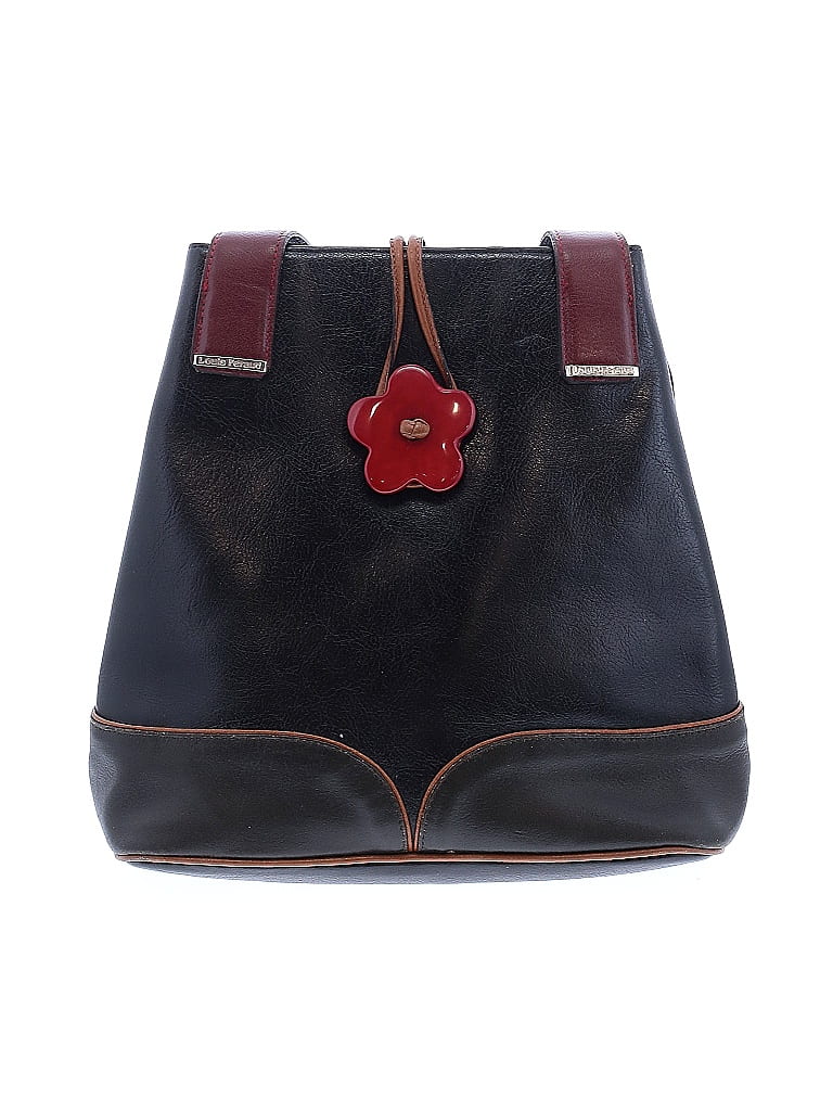 Louis Féraud 100% Leather Black Leather Shoulder Bag One Size - 76% off ...