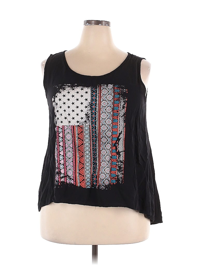 Bena J 100% Cotton Black Sleeveless T-Shirt Size 3X - 18% off | ThredUp