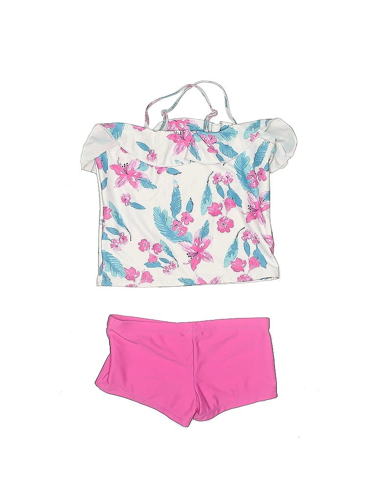 Snapper Rock Pink Two Piece Swimsuit Size 8 - 32% off | ThredUp