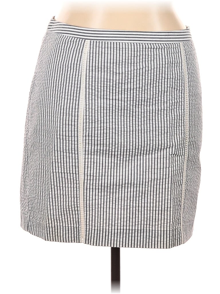 Willi Smith 100% Cotton Houndstooth Gray Casual Skirt Size 14 - 52% off ...