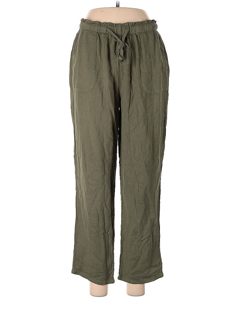 Thread & Supply Green Linen Pants Size M - 75% off | ThredUp