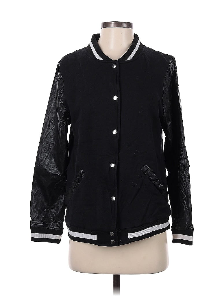 Assorted Brands Hearts Black Jacket Size S - 67% off | ThredUp