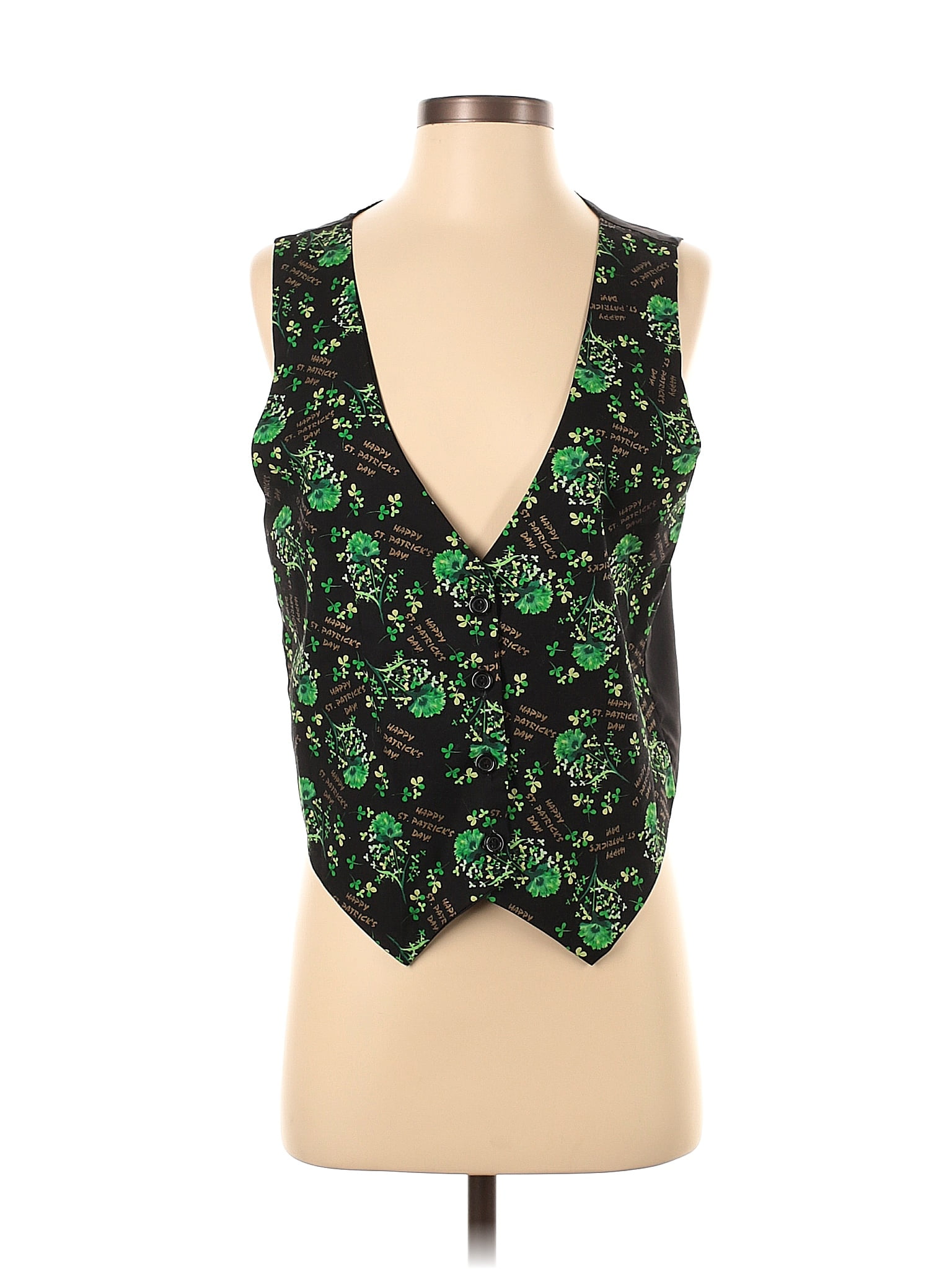 Assorted Brands 100% Acetate Green Vest Size Sm - Med - 56% off | ThredUp