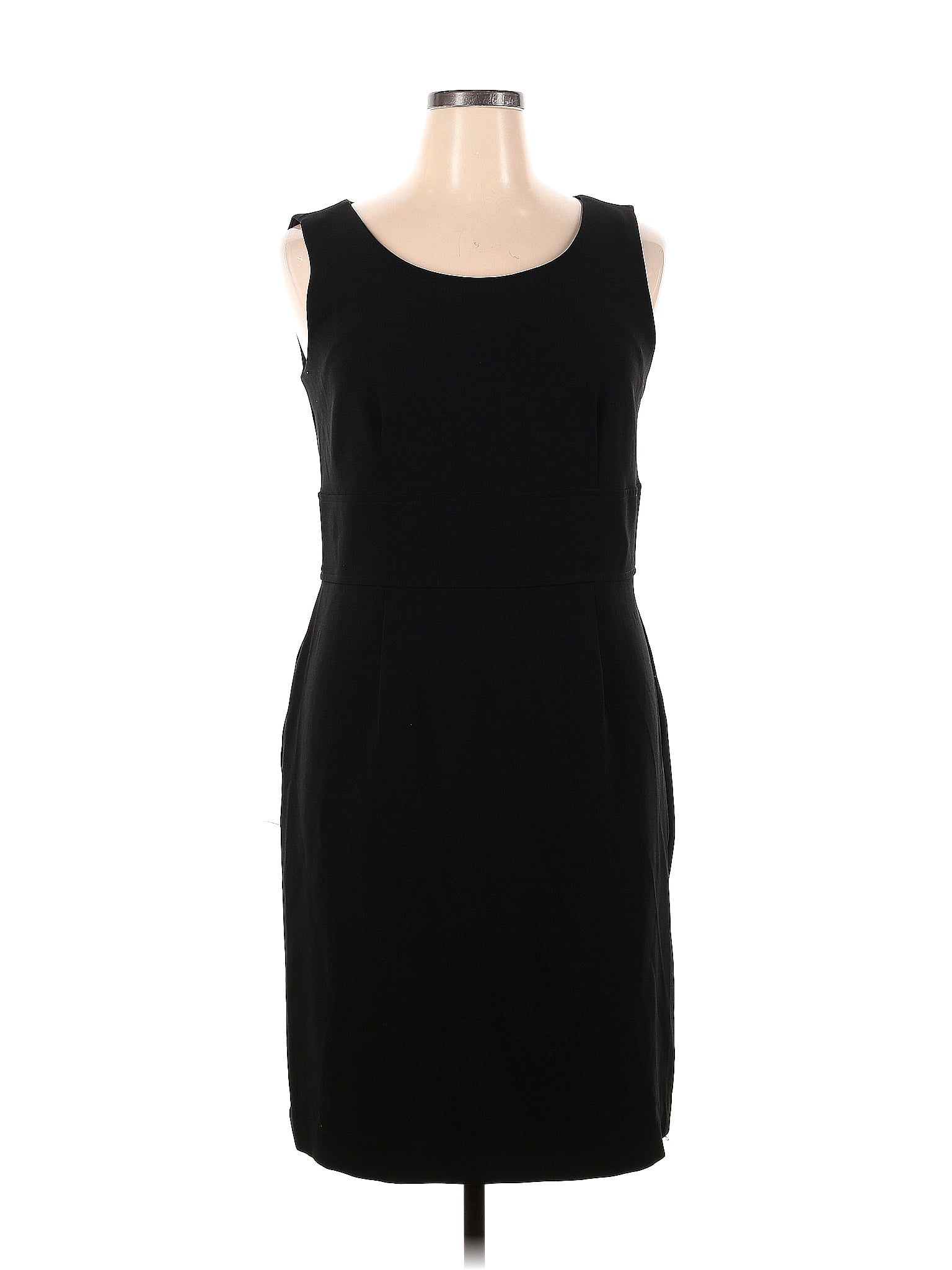 Studio One Solid Black Cocktail Dress Size 16 - 79% off | ThredUp