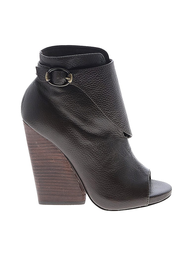 Leon Max Black Brown Ankle Boots Size 5 1/2 - 71% off | ThredUp
