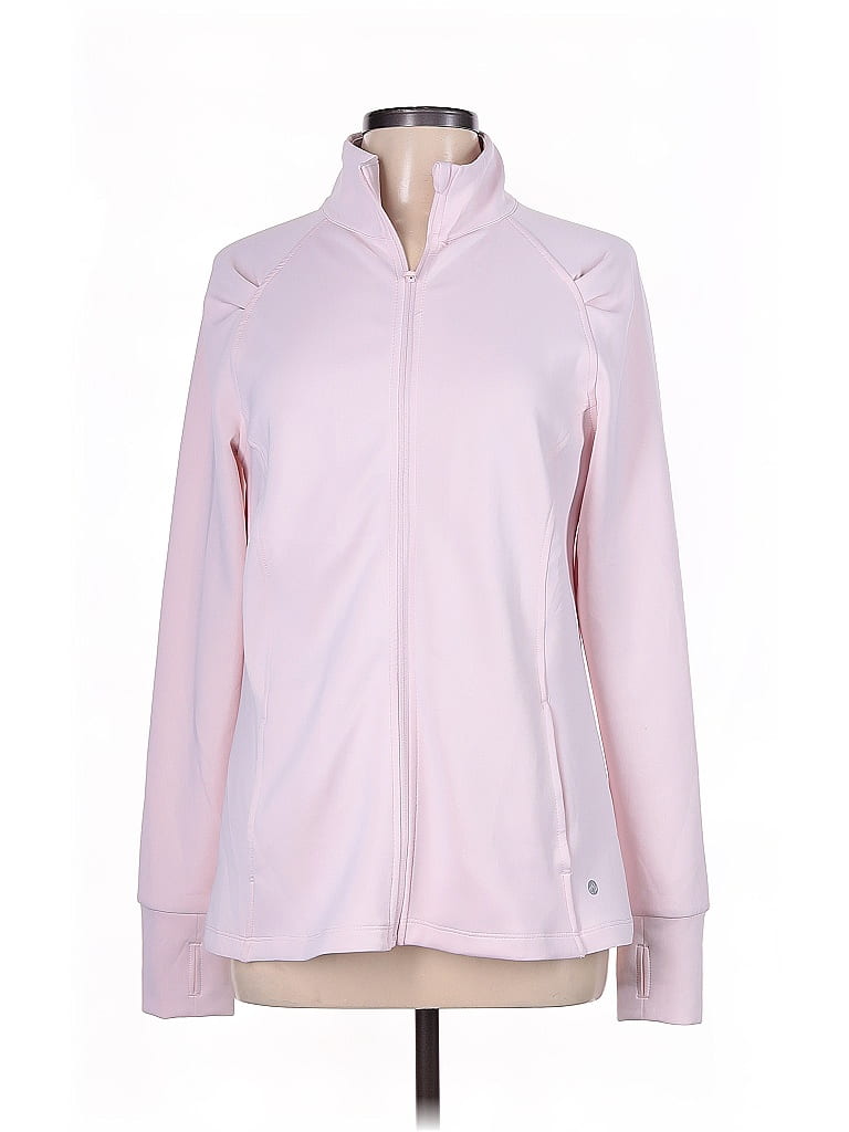 Apana Pink Track Jacket Size L - 71% off | ThredUp