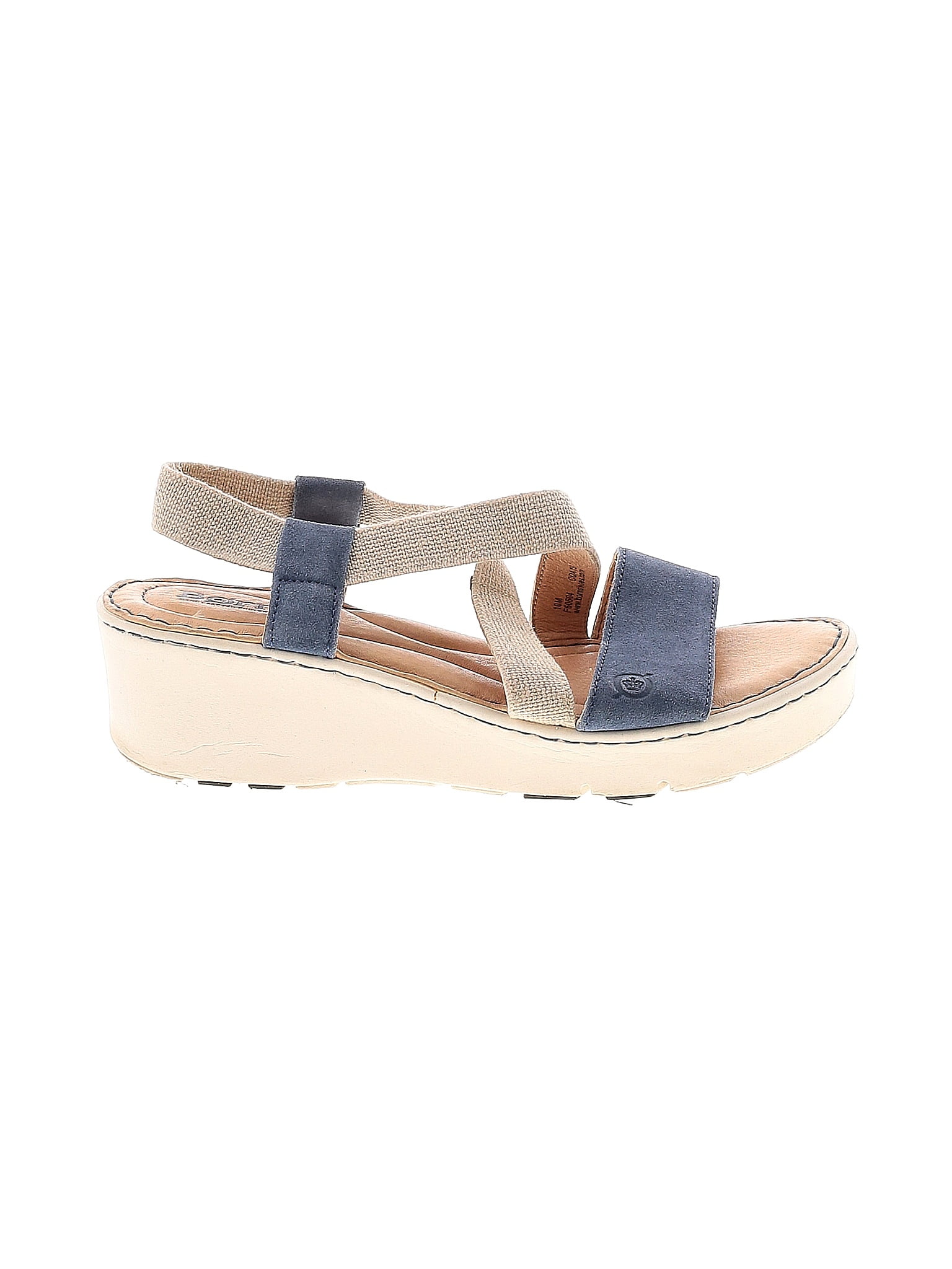 Born Handcrafted Footwear Blue Wedges Size 10 - 62% off | ThredUp