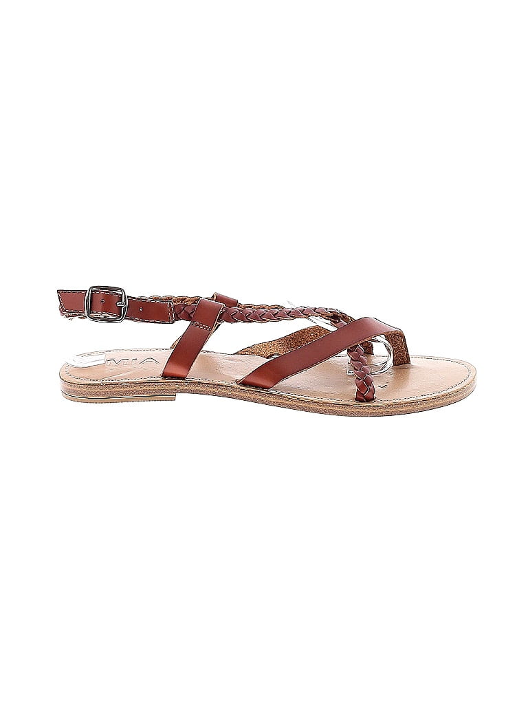 Mia Brown Sandals Size 8 - 64% off | ThredUp