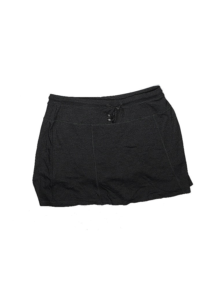 Green Tea Solid Black Active Skort Size M - 42% off | ThredUp