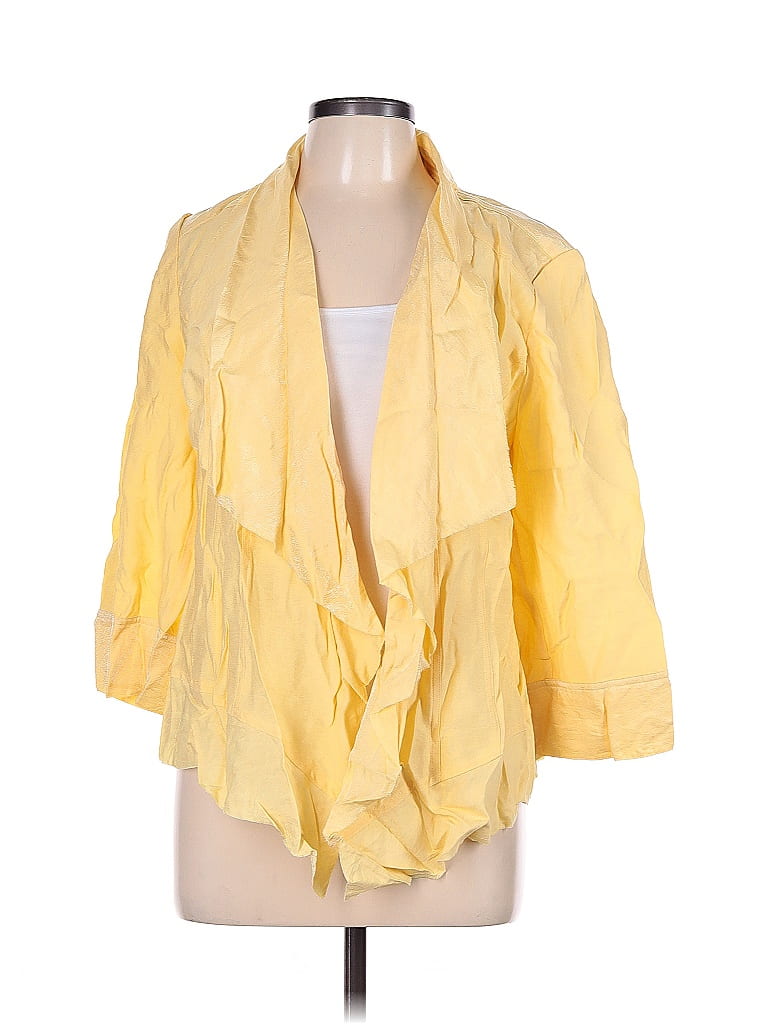 Chico's Yellow Jacket Size L - 82% off | ThredUp