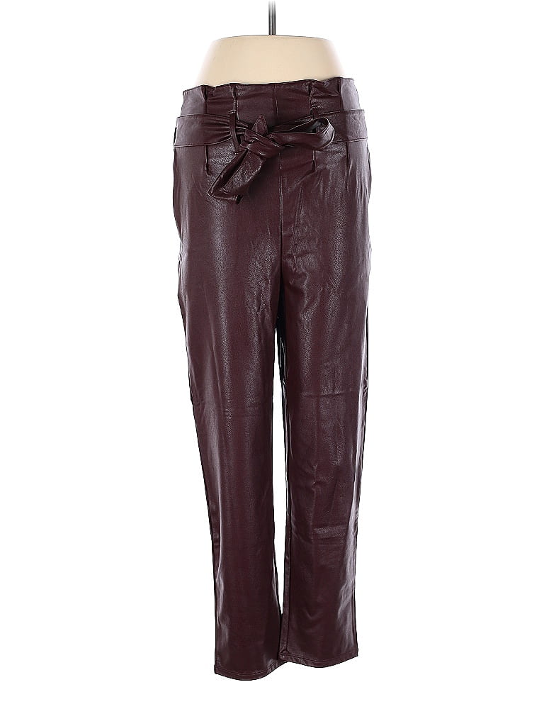 Commando Burgundy Faux Leather Pants Size XS - 76% off | ThredUp
