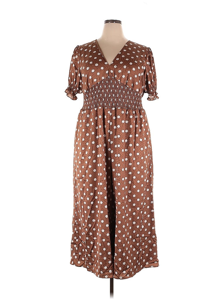 Hutch Brown Jumpsuit Size 2X (Plus) - 72% off | ThredUp