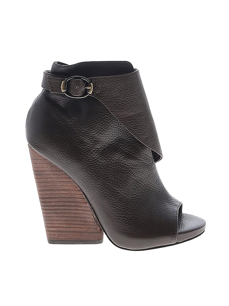 Leon Max Black Brown Ankle Boots Size 5 1/2 - 71% off | ThredUp