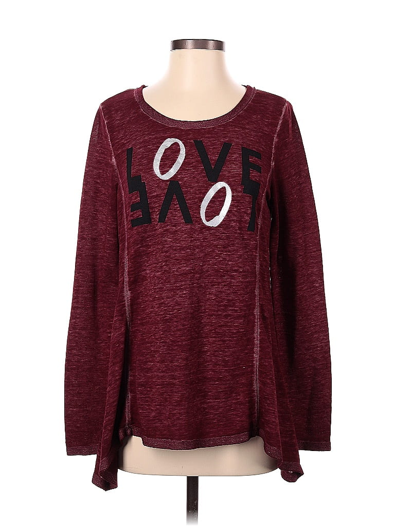 Absolutely Famous Burgundy Pullover Sweater Size S - 56% off | ThredUp
