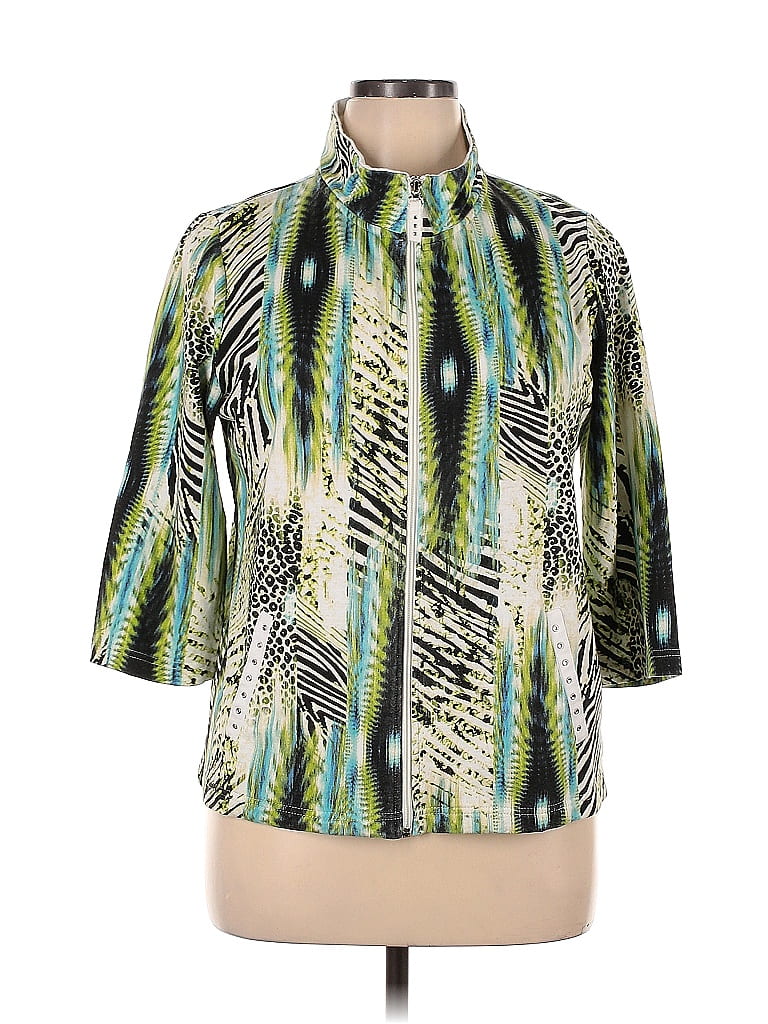 Onque Casuals Green Jacket Size XL - 62% off | ThredUp