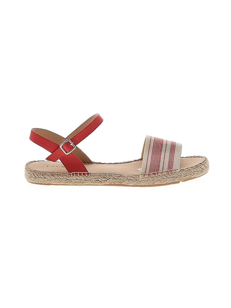 Talbots Stripes Red Orange Sandals Size 7 1/2 - 77% off | ThredUp