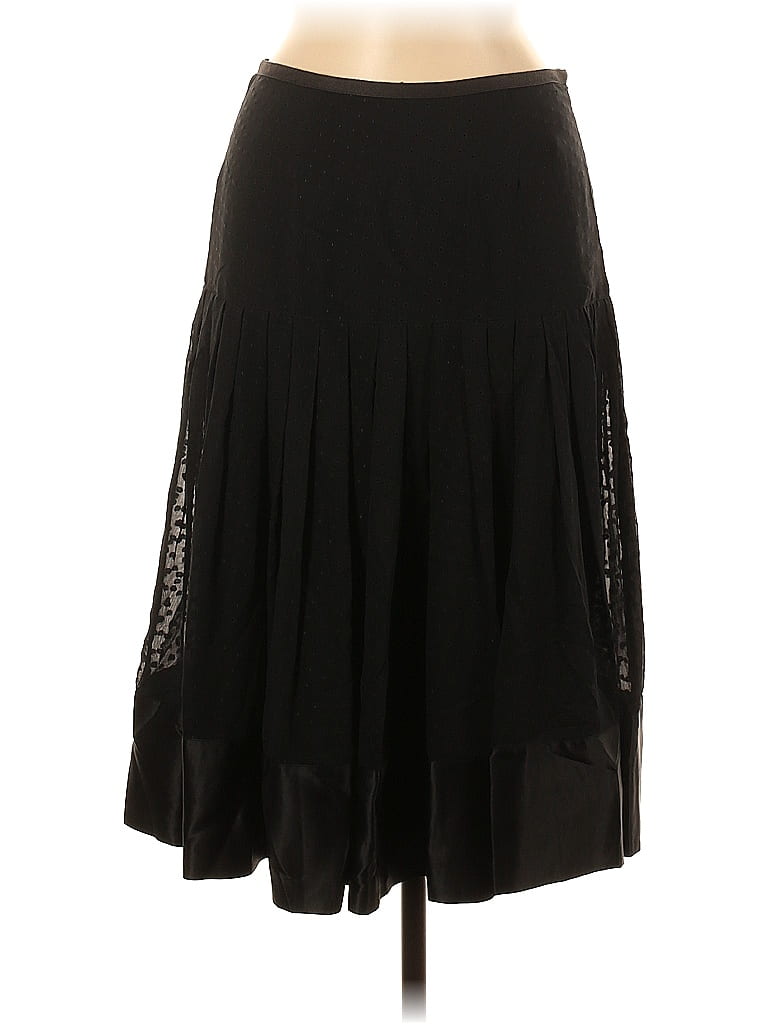 Catherine Malandrino 100% Silk Solid Black Silk Skirt Size 2 - 81% off | ThredUp