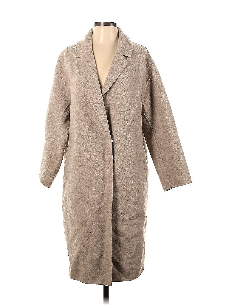 White Label The White Company Tan Wool Coat Size 4 - 70% off | ThredUp