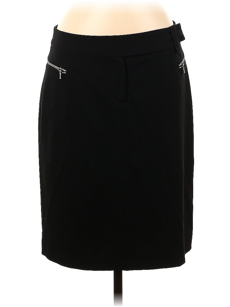Sharagano Solid Black Formal Skirt Size 40 (EU) - 70% off | ThredUp