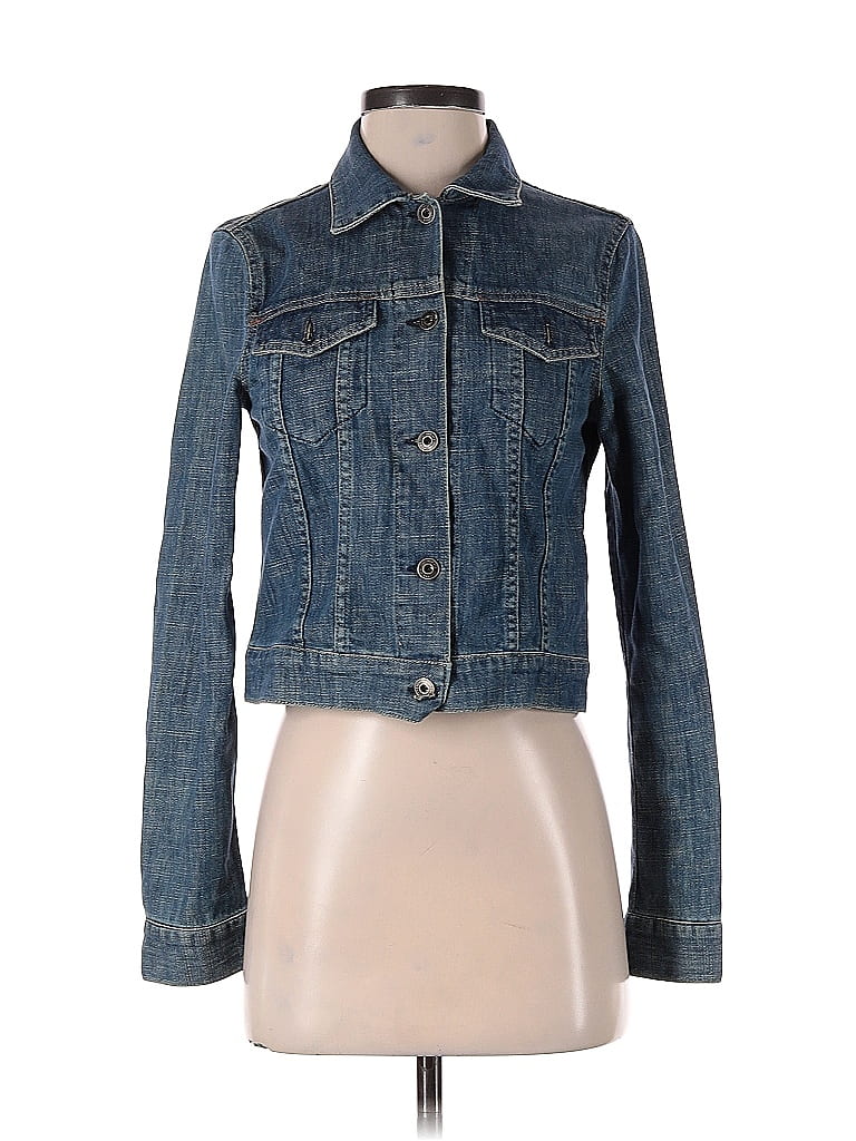 Theory Blue Denim Jacket Size S - 76% off | ThredUp