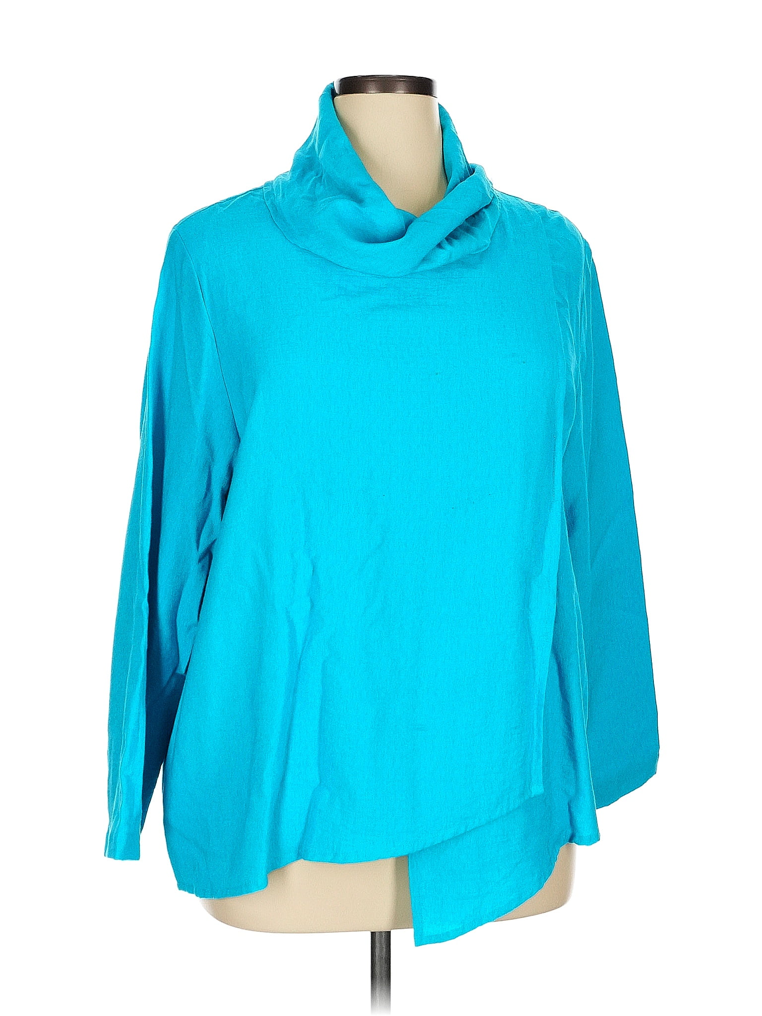 Christopher Calvin Teal 3/4 Sleeve Top Size XL - 68% off | ThredUp