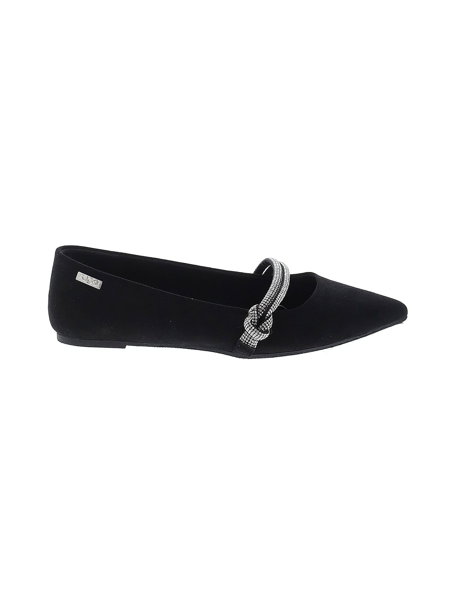 Sugar Black Flats Size 10 - 58% off | ThredUp