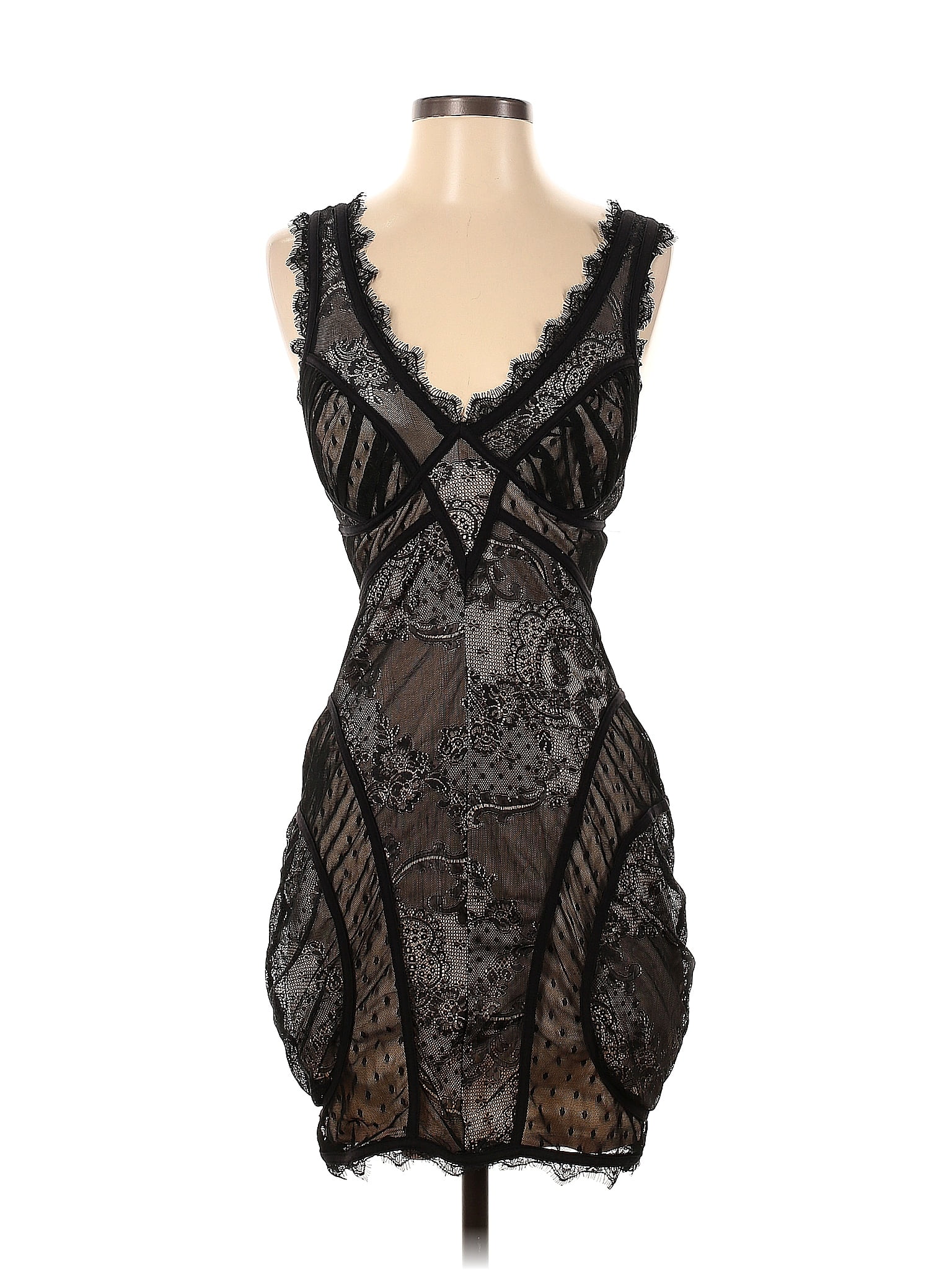 Bebe 100% Nylon Black Cocktail Dress Size S - 66% off | ThredUp