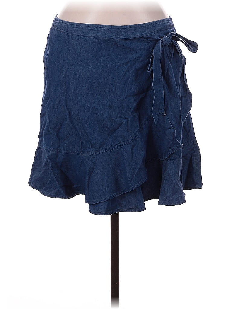 BCBGeneration Blue Denim Skirt Size M - 57% off | ThredUp