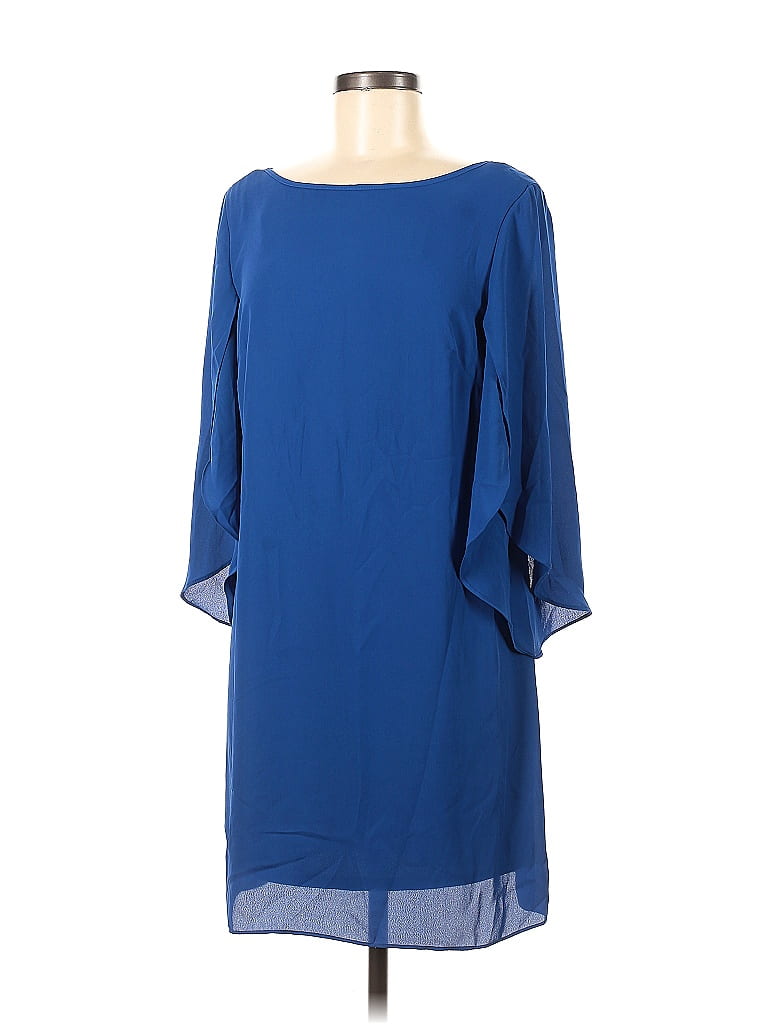 AB Studio Solid Blue Cocktail Dress Size M - 32% off | ThredUp