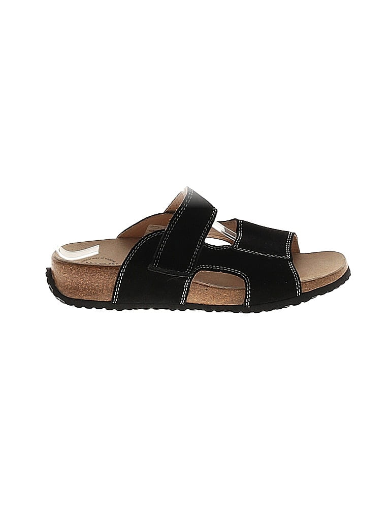 Haflinger Black Sandals Size 40 (EU) - 69% off | ThredUp