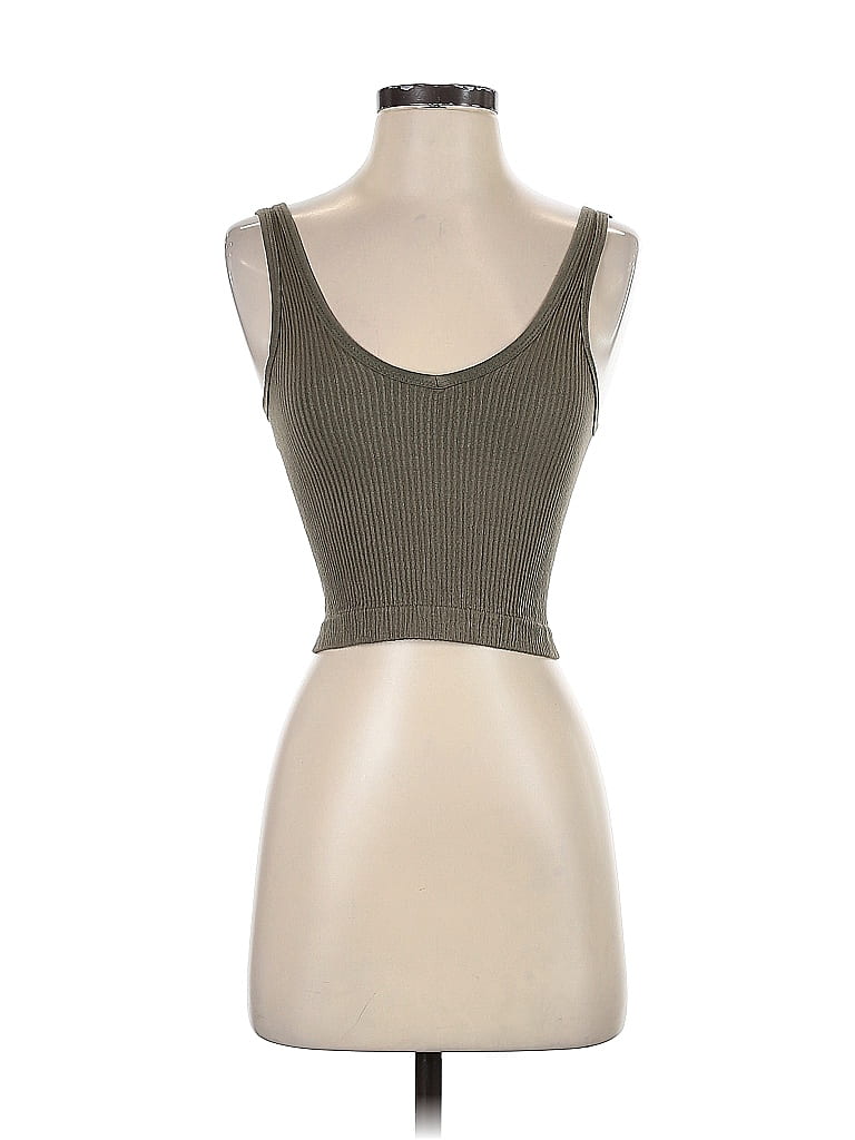 Out From Under Brown Green Tank Top Size S - 50% off | ThredUp