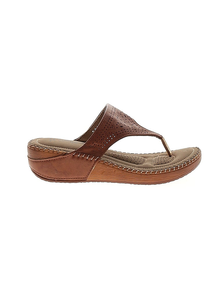 Angel Steps Brown Wedges Size 9 - 56% off | ThredUp
