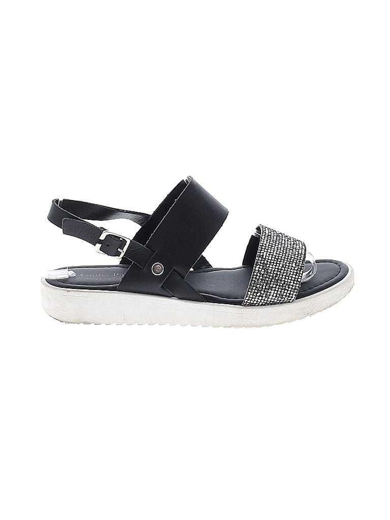 Giulia Palai Black Silver Sandals Size 6 Youth (Estimated) - 53% off ...