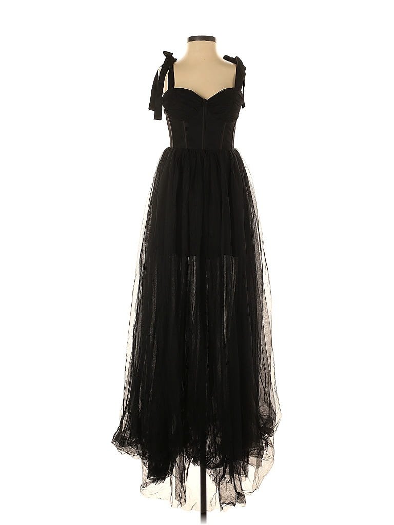 showpo Black Cocktail Dress Size 4 - 54% off | ThredUp