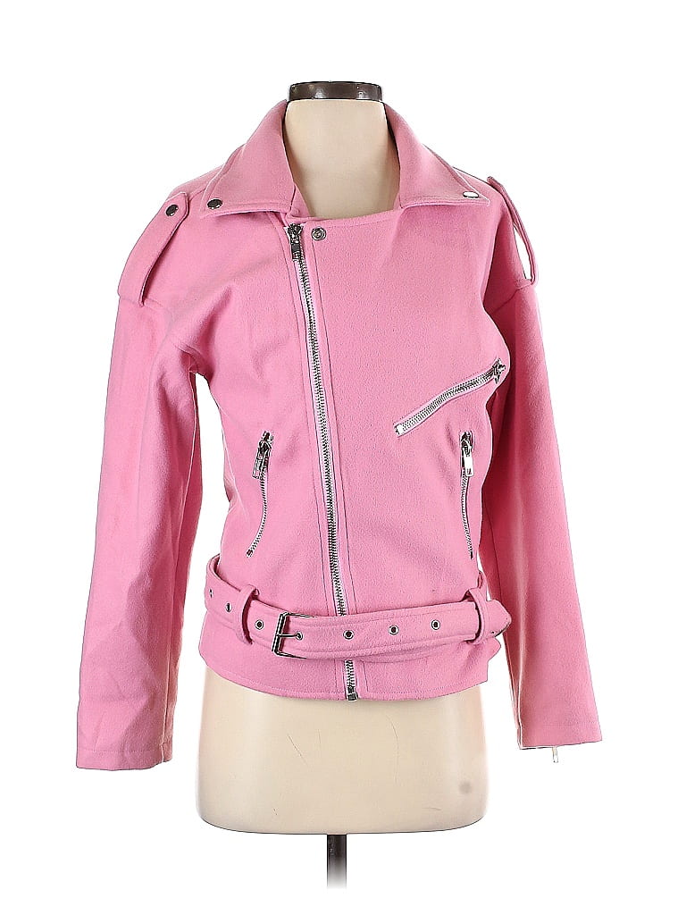 SkyLar Rose 100% Polyester Pink Jacket Size S - 72% off | ThredUp