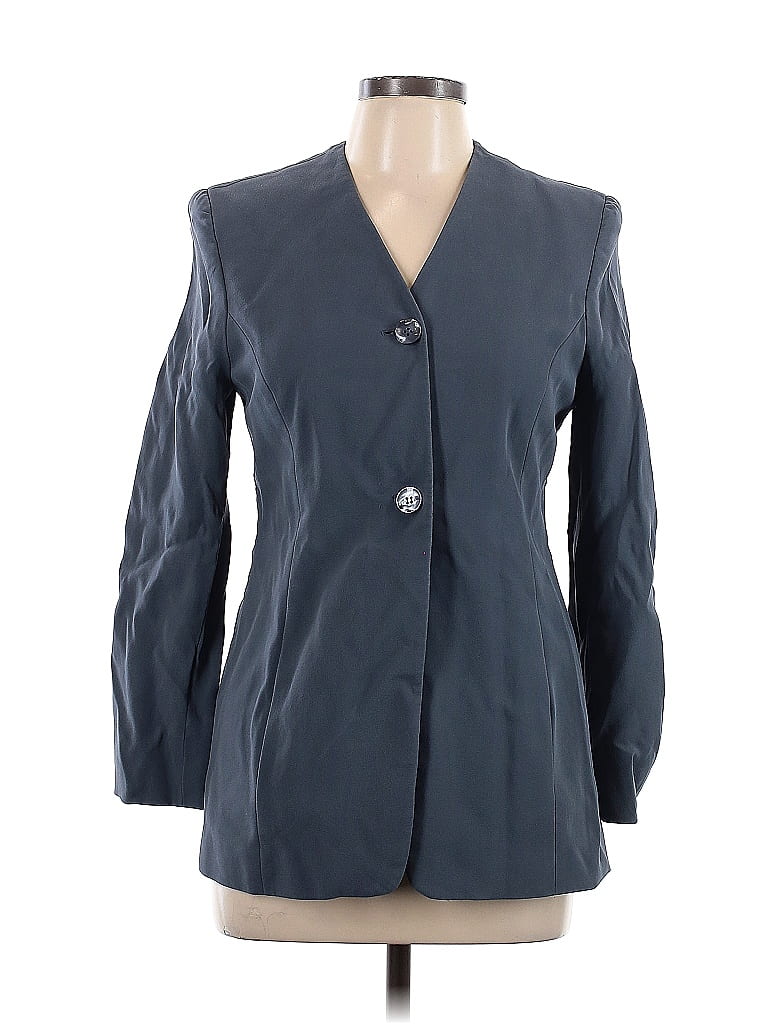 Jones New York 100% Silk Blue Silk Blazer Size 10 (petite) - 82% off | ThredUp