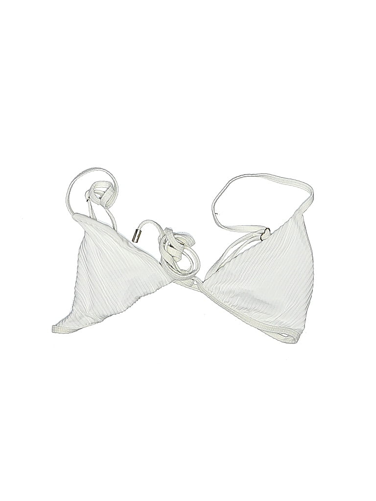 Monday Swimwear Silver Swimsuit Top Size S - 62% off | ThredUp