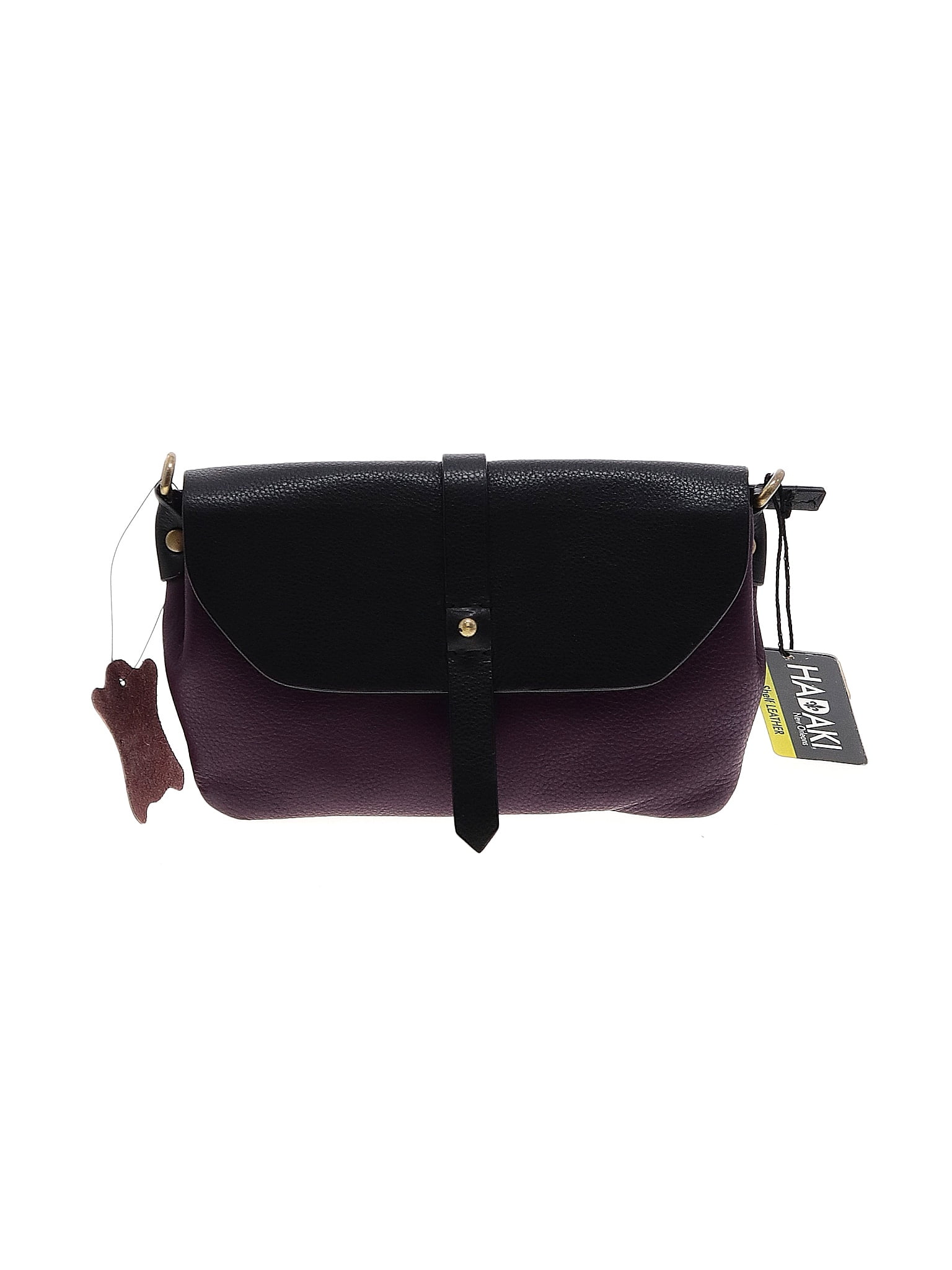 Hadaki Purple Leather Crossbody Bag One Size - 57% off | ThredUp