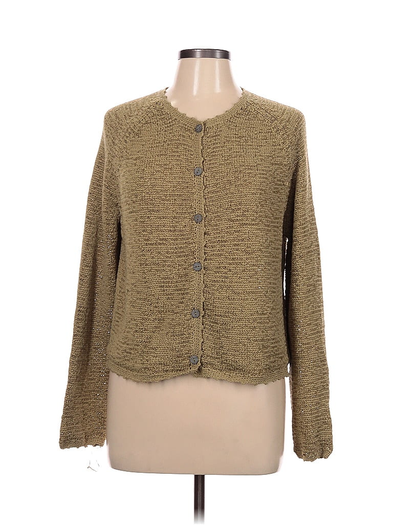 Sigrid Olsen Tan Cardigan Size L - 77% off | ThredUp