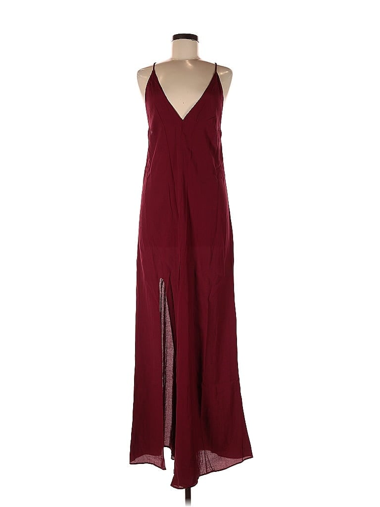 Reformation Burgundy Casual Dress One Size - 60% off | ThredUp