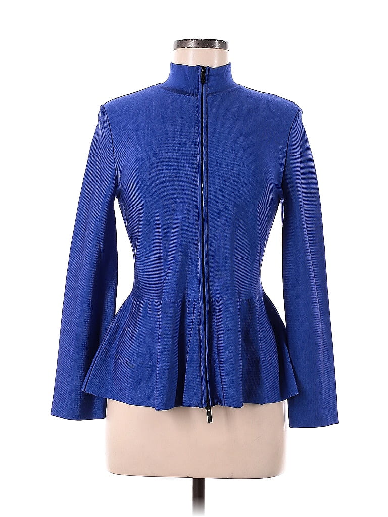 Armani Collezioni Blue Jacket Size 6 - 83% off | ThredUp