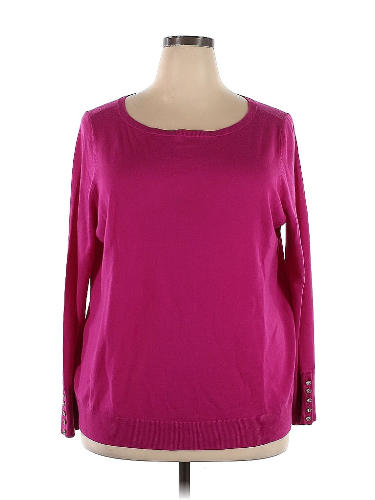 Talbots 100% Merino Pink Wool Sweater Size 3X (Plus) - 63% off | ThredUp